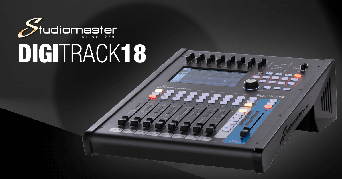 Arrivano i mixer digitali di Studiomaster: Digitrack 18 è il protagonista di oggi! - Frenexport SpA