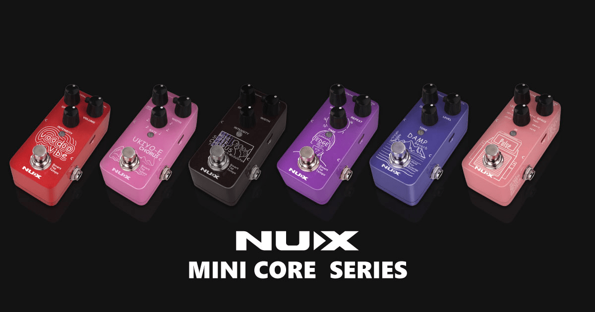 MINI CORE NUX: SIX "MINI BUT MIGHY" NEW PEDALS - Frenexport SpA